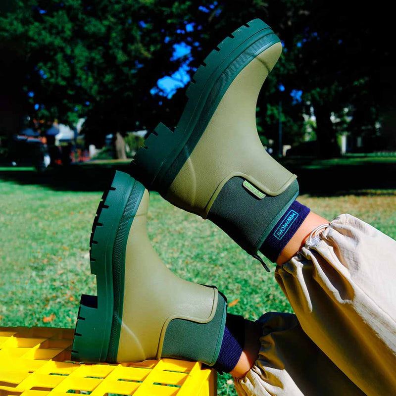 Tully Boot // Teal & Gray [Retired]