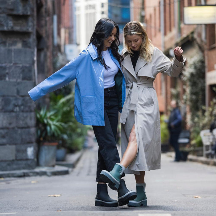 Tully Boot // Teal & Gray [Retired]